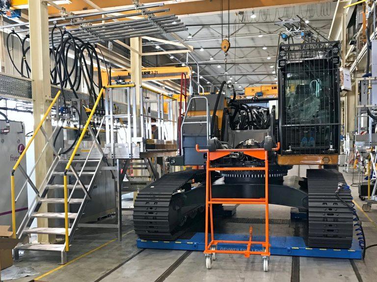 Plateforme pour unité de production