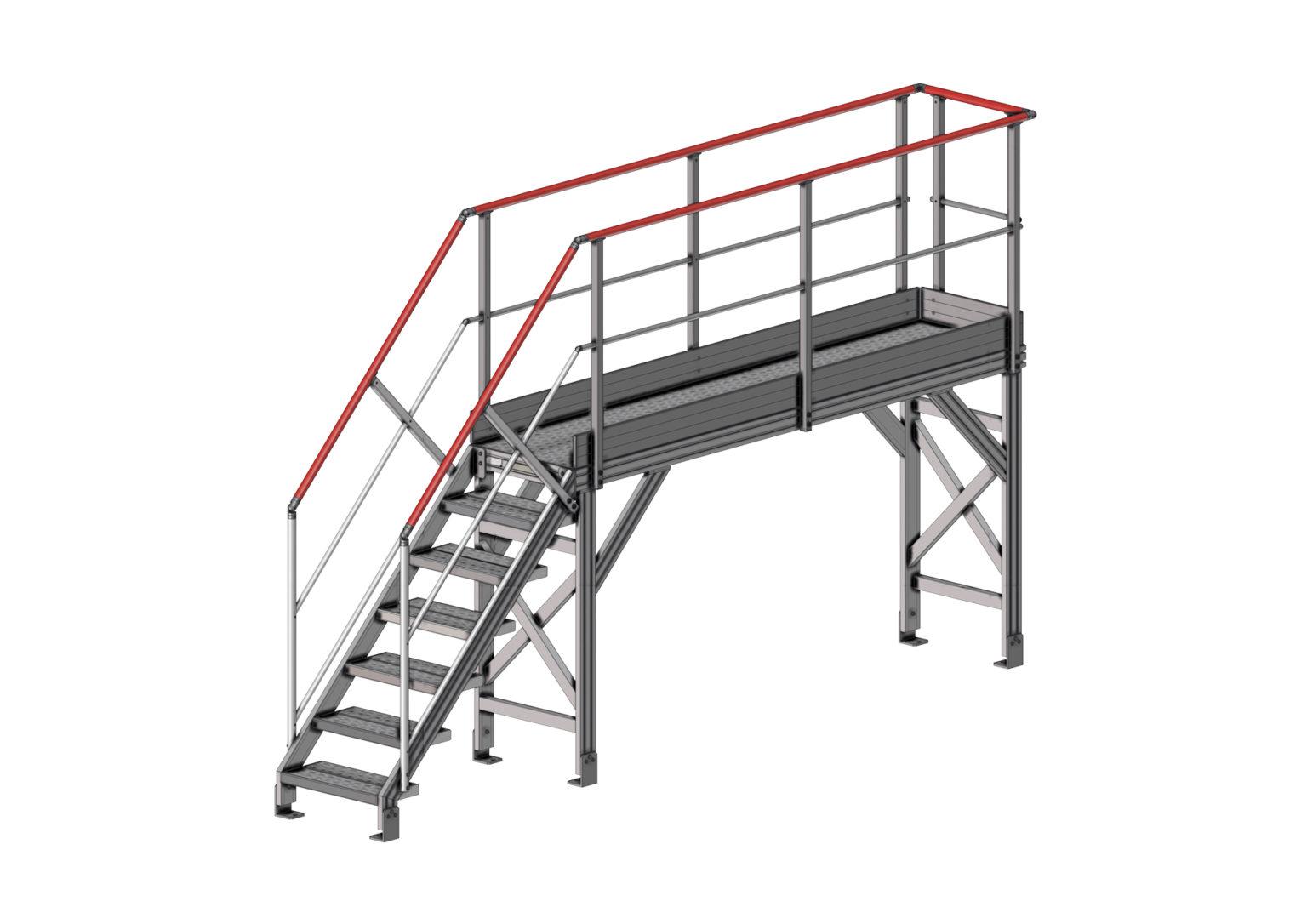 Passerelle fixe pour station de lavage grands véhicules - Fortal