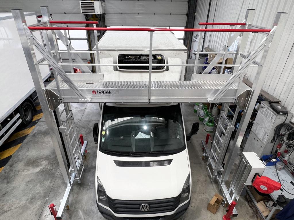 Accès en hauteur sécurisé pour les transports en commun - Fortal